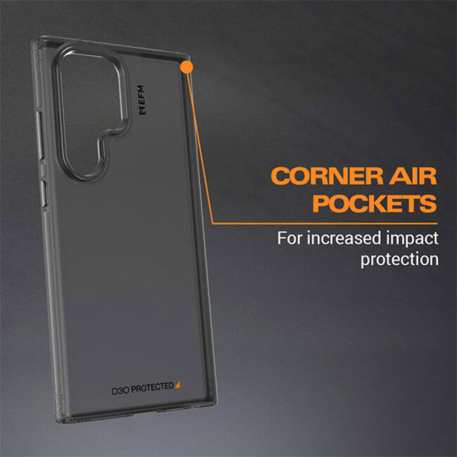Buy EFM Volta Case Armour with D3O BIO Case (Suits Galaxy S24 Ultra) - Clear / Black Online ...