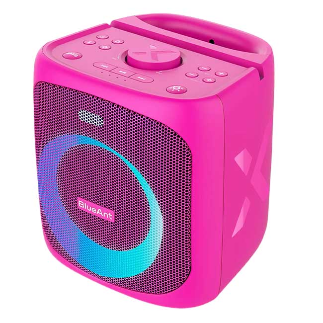 Buy BlueAnt X4 Portable 50W Bluetooth Party Speaker - Pink Online - Pop ...
