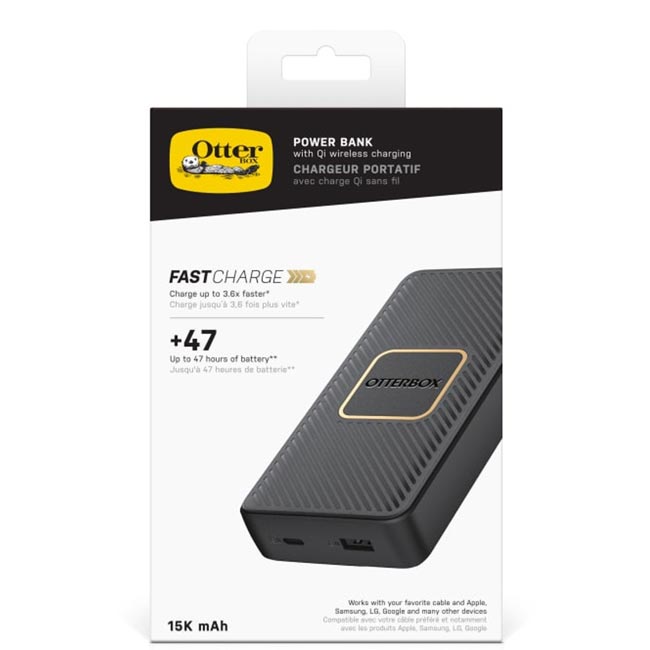 OtterBox 15K mAh Fast Charge Wireless Power Bank - Black Online - Pop ...