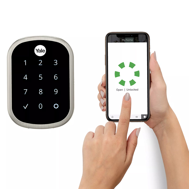 Yale Assure Lock SL Digital Deadbolt - Satin Chrome Online - Pop Phones ...