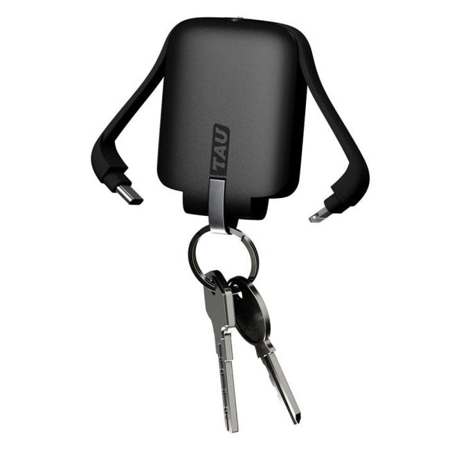 Rolling Square TAU 3-In-1 Keyring Power Bank - Charcoal Black Online ...