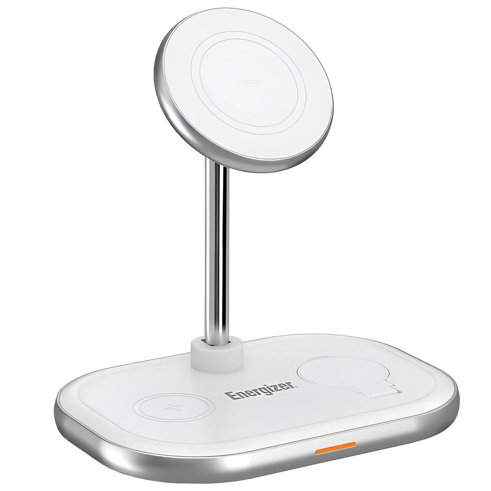 Energizer WCP303 3 in 1 MagSafe Wireless Charging Station - White ...