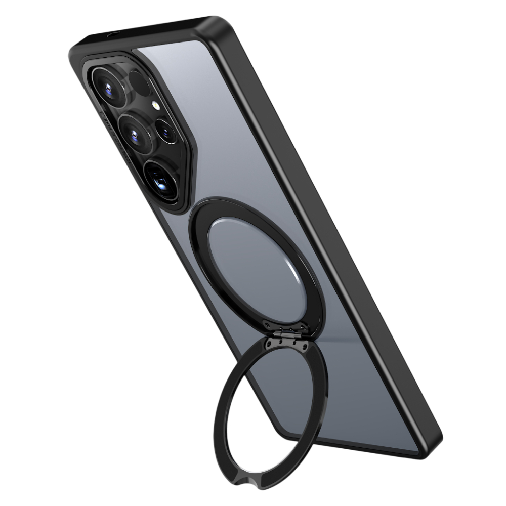 Soka Ring Stand Case (Suits Galaxy S25 Ultra) - Black Online - Pop ...